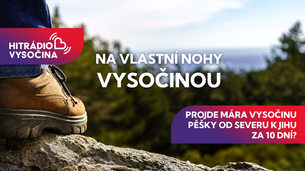 Moderátor z Hitrádia Vysočina projde za 10 dnů Vysočinu pěšky, u toho ...